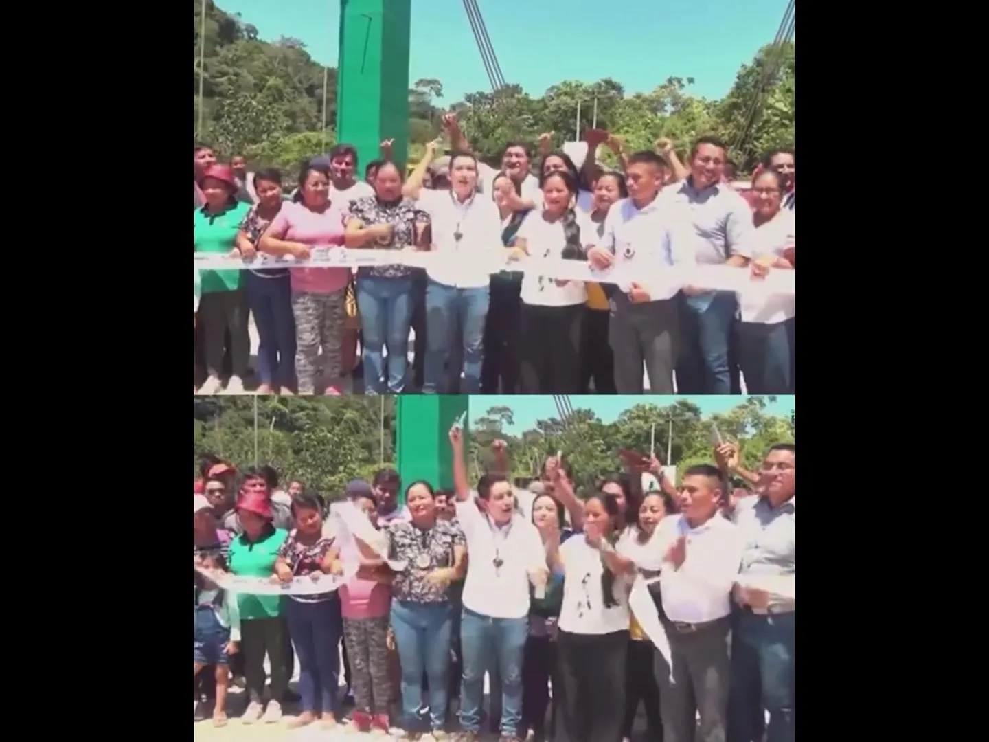 El puente sobre el río Oglán, es una realidad.